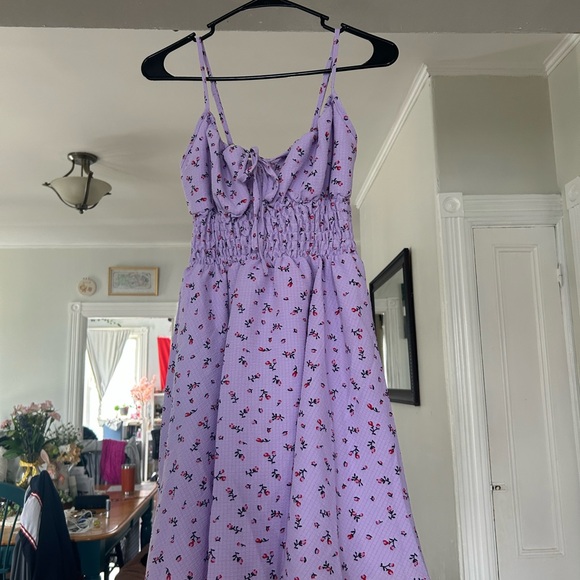 SHEIN | Dresses | Shein Lavender Floral Summer Dress | Poshmark